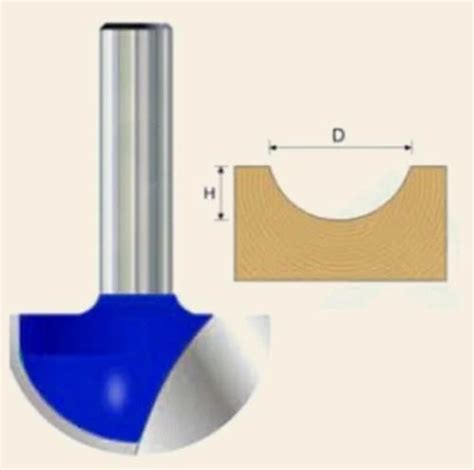 Tct Brazed Round Nose Router Bits At Rs 923piece Router Bits In New