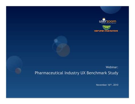 Pharma Webinar Industry Study Ppt