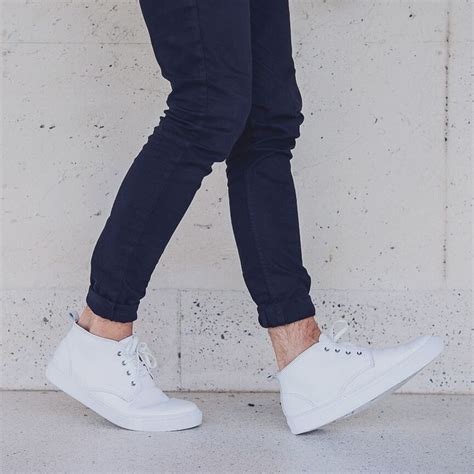 B L C K W H I T E White Sneaker Mens Fashion Tennis Sneakers
