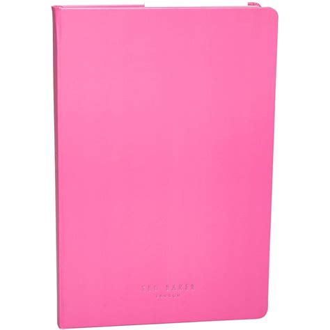 Buy Ted Baker A5 Plain Notebook Pink