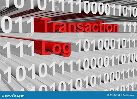 In The Form Of Binary Code 3d Stock Illustration Illustration Of