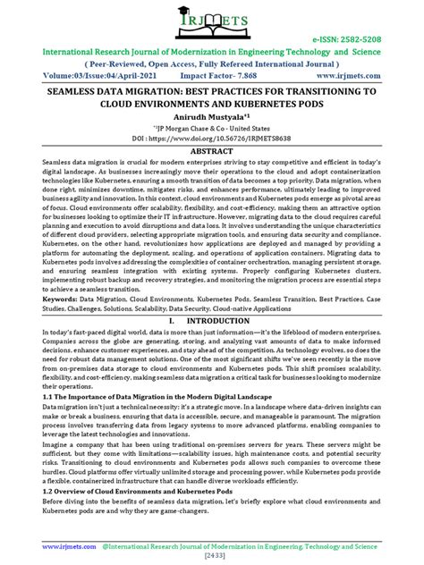 Seamless Data Migration Best Practices For Transitioning To Cloud