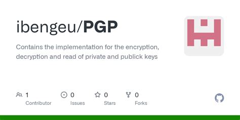 Github Ibengeupgp Contains The Implementation For The Encryption
