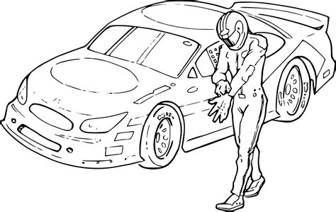 Coloriage Voiture De Course Télécharger Et Imprimer
