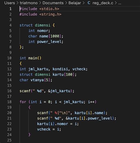 Dasar Dasar Programming Case Study Deck Programming In C
