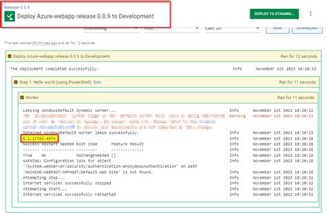 Cicd How Do I Use Powershell Core With The Deploy An Azure App