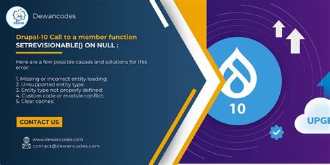Drupal 10 Call To A Member Function Setrevisionable On Null