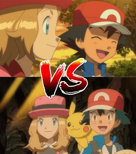 Who Would Win Ash And Serena Vs Mirror Ash And Serena R Amourshipping