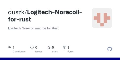 Github Duszklogitech Norecoil For Rust Logitech Norecoil Macros For