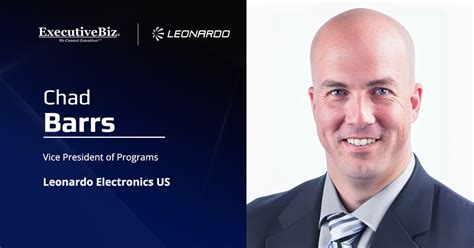 Chad Barrs Appointed Programs Vp At Leonardo Electronics Us