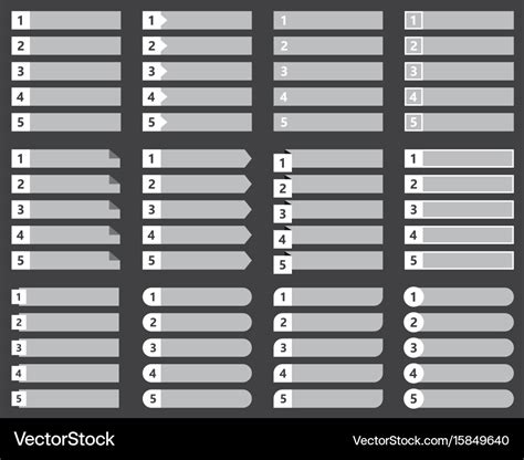 Blank Numbered List