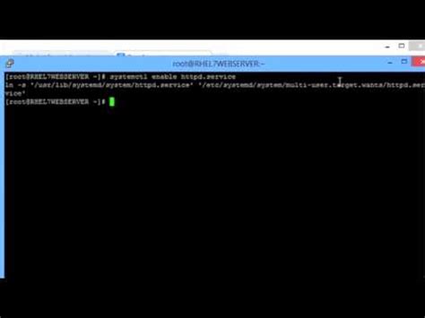 Configure Apache Web Server In Red Hat Enterprise LInux YouTube