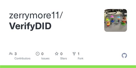 Github Zerrymore11verifydid