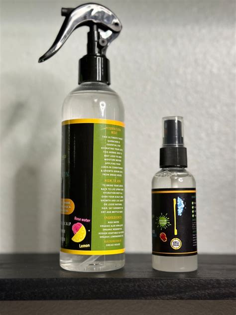Loc Hydration Mist Shampoo Scrub Pre Wash Pre Cleanser Mist Spray