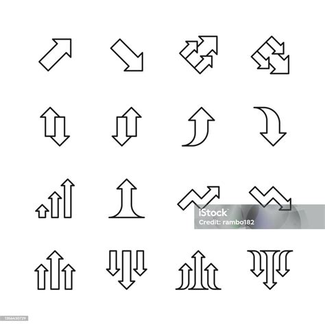 Increase And Decrease Line Icons Editable Stroke Contains Such Icons As