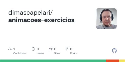 GitHub Dimascapelari Animacoes Exercicios