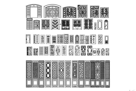 Autocad Door Elevation Free Download