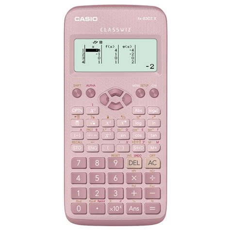 Casio Fx 83gtx Gcse Scientific Calculator Pink Rapid Electronics