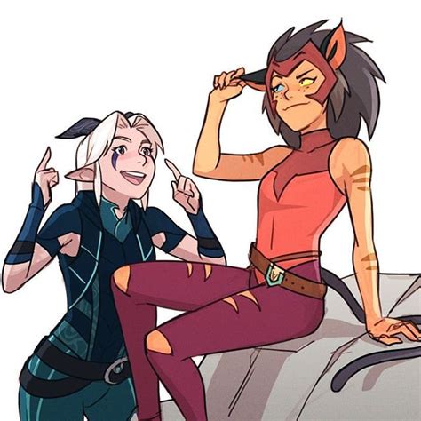 Did A Couple Dragon Prince And She Ra Crossover Fan Art Today