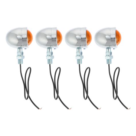 Worgeous 4 Pcs Blinker Indicator Lights Indicators For Motorcycle Turn