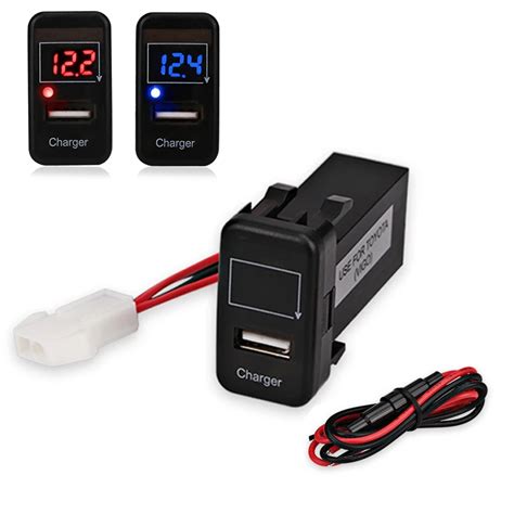5v 21a Car Usb Interface Socket Charger Usb Audio Input Socket Use For