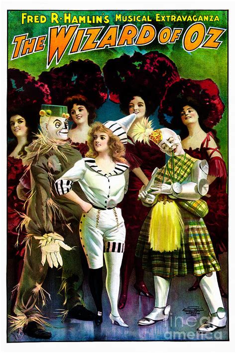 The Wizard Of Oz Poster 1903 Musical Extravaganza Drawing By Sad Hill