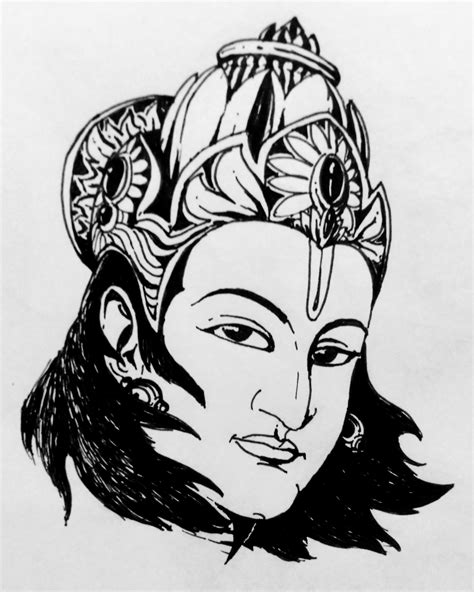 Learn To Draw Lord Rama Sketch In 6 Simple Steps Easy