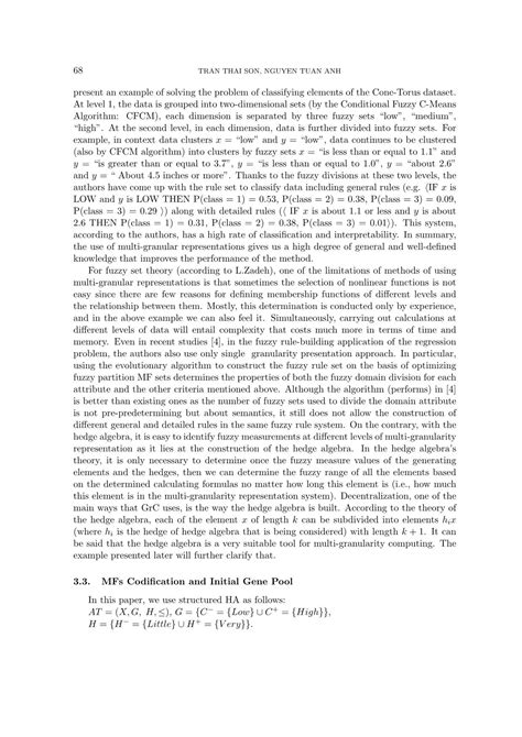Partition Fuzzy Domain With Multi Granularity Representation Of Data Based On Hedge Algebra