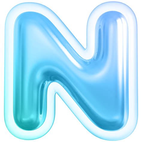 Azul Letra Norte Fuente 3d Hacer 36305723 Png