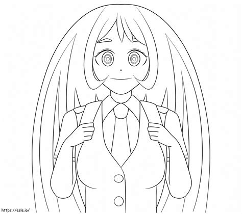 Nejire Hado My Hero Academia Coloring Page