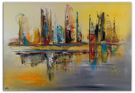 Aachen Abstrakte Malerei Braun Acrylbild Wandbild Burgstaller