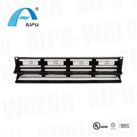 Premium Cat5e Patch Panel 48 Flush Mounted RJ45 Ports RJ45 Ports