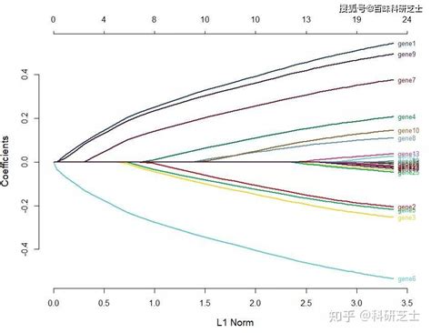 手把手带你画高大上的lasso回归模型图 知乎