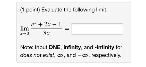 Solved 1 Point Suppose That Limfx0 Lim Gx0