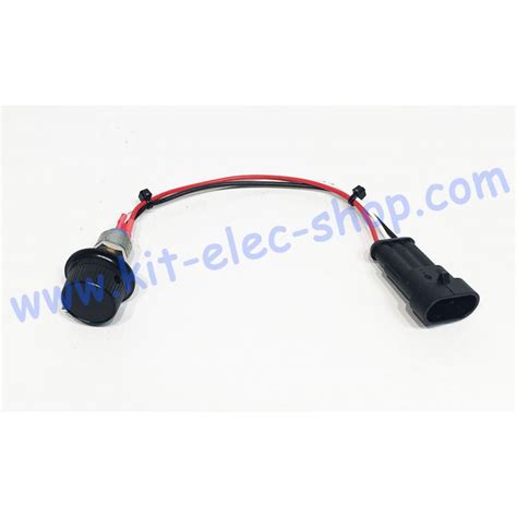 Potentiometer 3 Wires 47k Ohms Ip67 With Connector