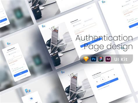 Dribbble Authentication Page Design Ui Kit 387725  By Majed Rahman
