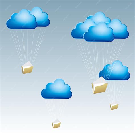 premium vector cloud computing and networking design concept data
