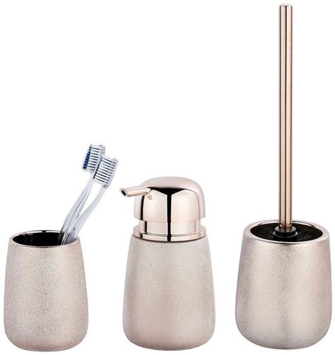 Wenko Badaccessoire Set Glimma Set 3 Tlg