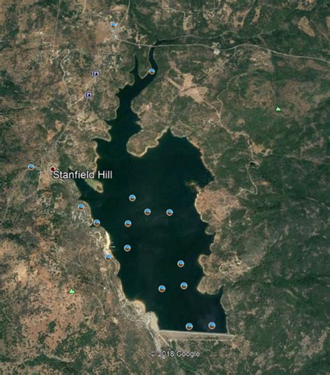 Collins Lake Campsite Map