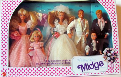 Midge And Alan 1991 Wedding Day Set Barbie Dolls Flashbak