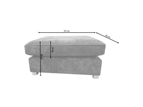 Carnaby Small U Shaped Sofa Grey Furniture Direct Online