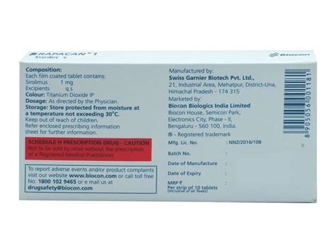 Rapamycin Rapacan Online Zum Besten Preis In Europa Kaufen