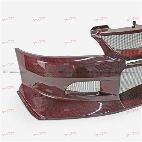 Evo 8 9 Vtx Cyber Evo Front Bumper Track Version Red Carbon Fibre
