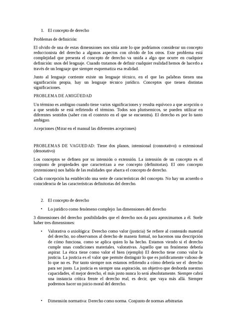 Apuntes Tema 1 Teoria Apuntes De Teoría Del Derecho Docsity