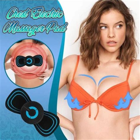 Electric Breast Enhancer Massager Chest Frequency Vibration Massager