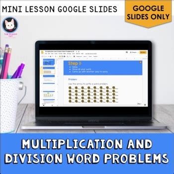 Multiplication And Division Word Problems Google Slides ONLY By The Classy Cat