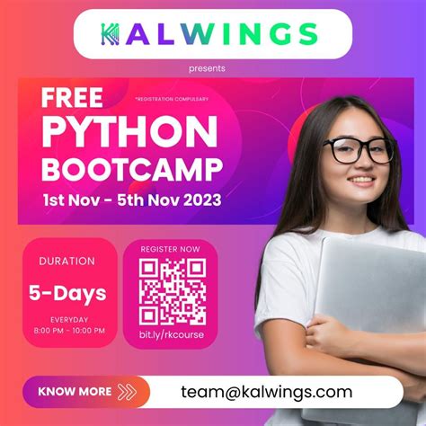 Kalwings Python Boot Camp For Technology Enthusiasts Robokalam Posted