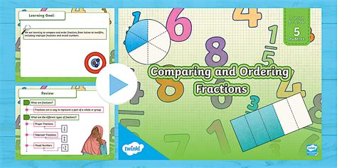 Comparing And Ordering Fractions Powerpoint Grade 5 Twinkl
