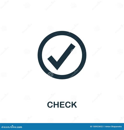 Check Icon Symbol Creative Sign From Quality Control Icons Collection Filled Flat Check Icon