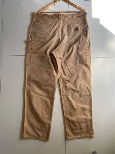 Carhartt Original Dungaree Fit Brown Carpenter Pants On Carousell